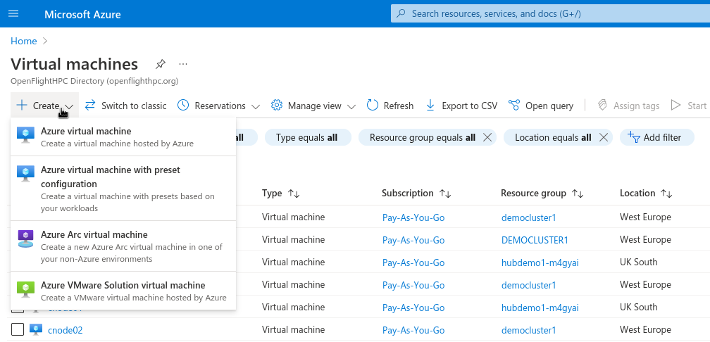 Jupyter Lab Standalone Azure Openflight Knowledgebase