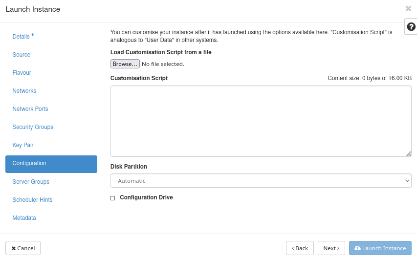 Jupyter Lab Standalone OpenStack - OpenFlightHPC