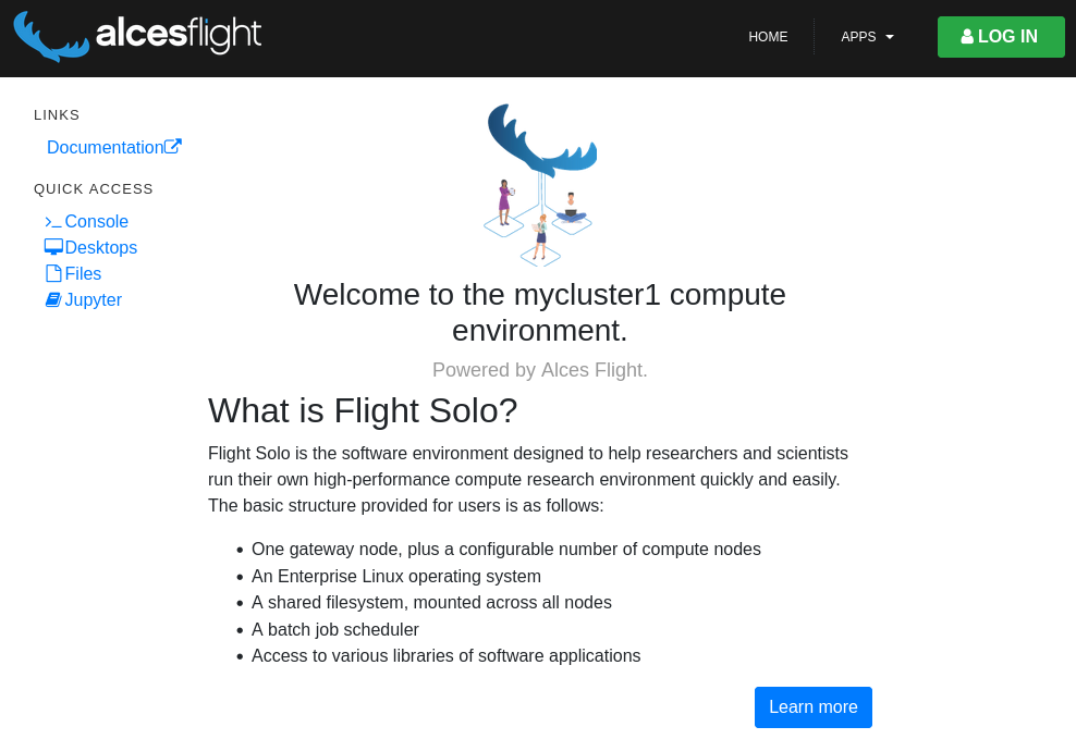 Jupyter Lab Standalone Azure - OpenFlightHPC