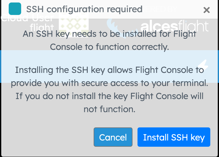 Console - OpenFlightHPC